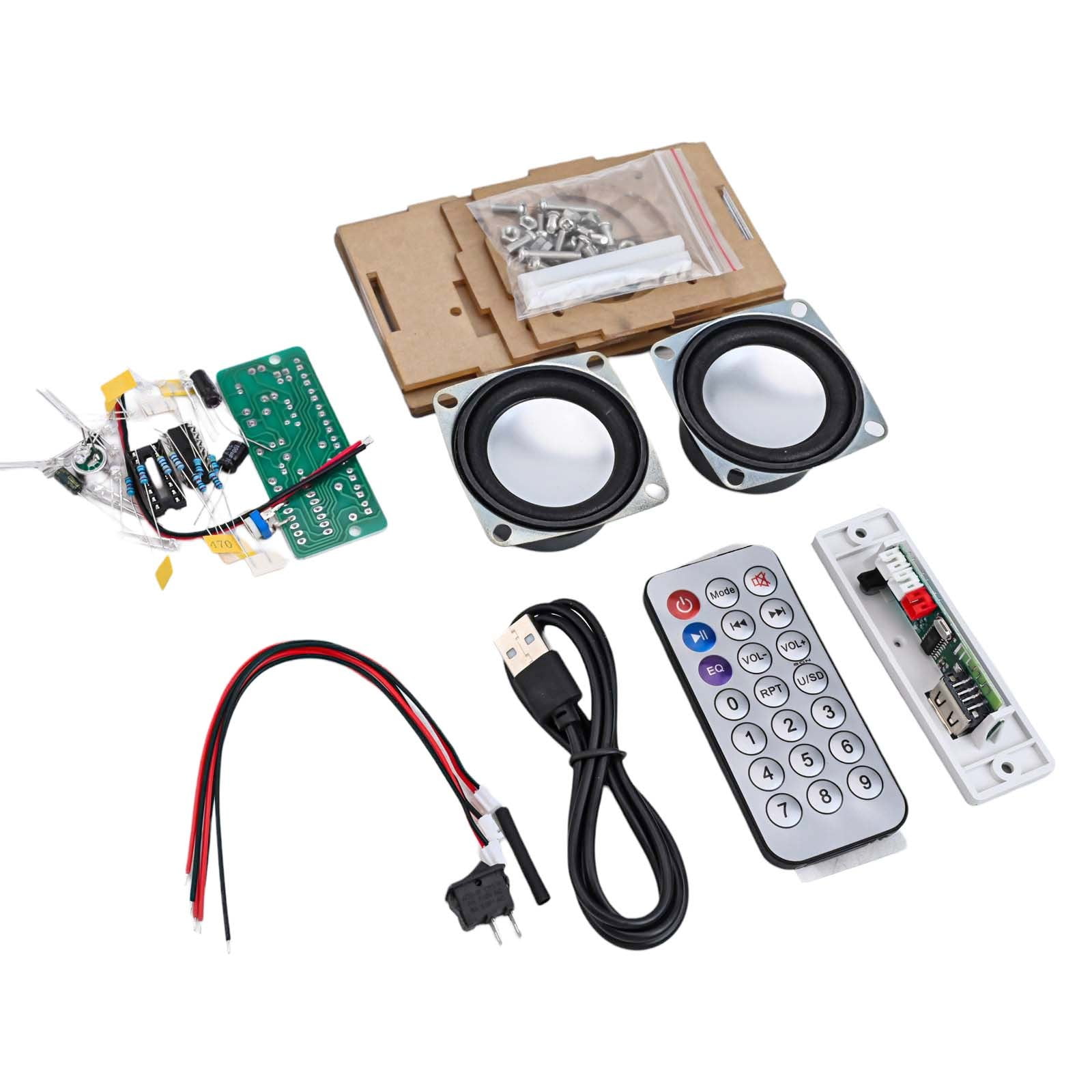 DIY BTSpeaker Assembly Kit Electronics Soldering Kit Project Practice Components - Walmart.com