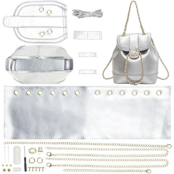 DIY Backpack Making Kits PU Leather Crossbody Bag DIY Kit for Women PU ...