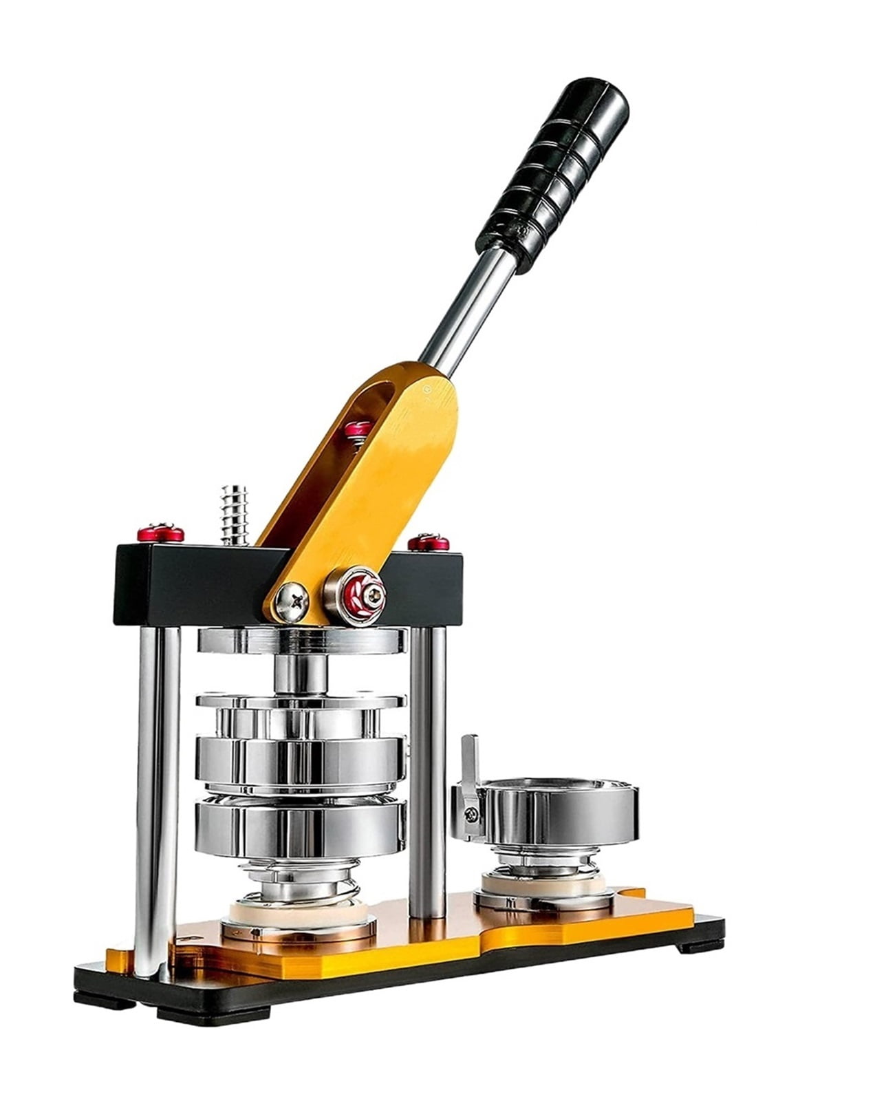 DIY Badge Button Maker Machine 25-75MM Pin Badges Set With 100Pcs ...