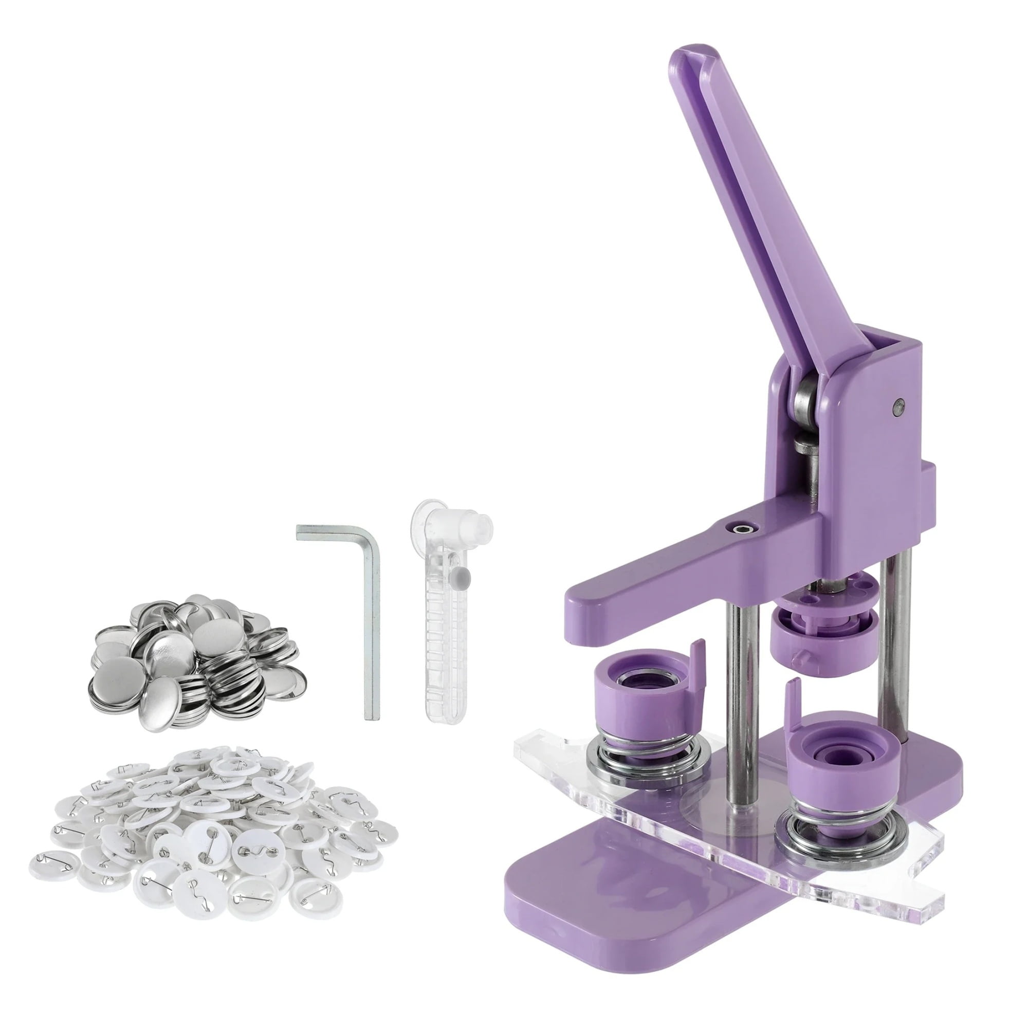 DIY Badge Maker Machine Magnetic Pin Punch Press Customize Button ...