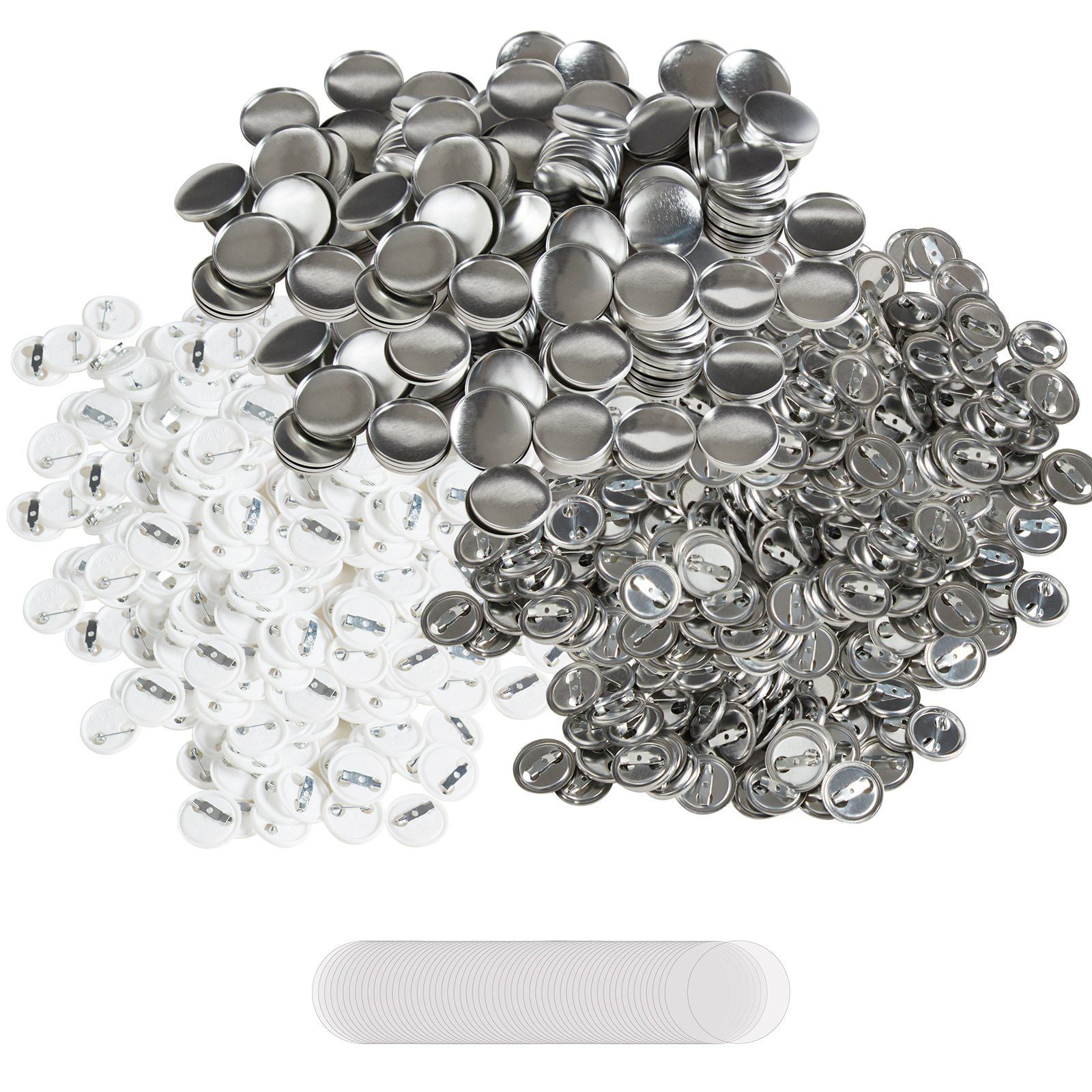 DIY Badge Making Kit with 500 Pieces-1 " Pinback Buttons,Metal Shells ...