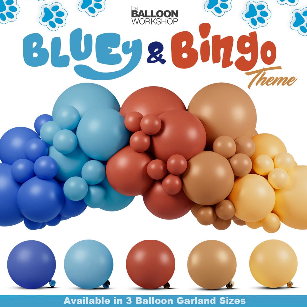 DIY Balloon Garland Arch PRO Kit - Bluey & Bingo Theme - Easy How To ...