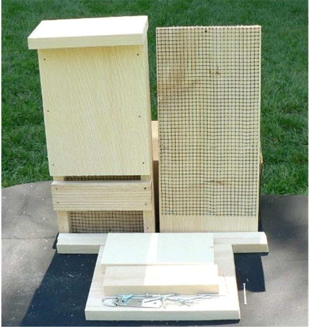 DIY Bat House Kit – Build Your Own Single-Cell Bat Shelter with Precut ...