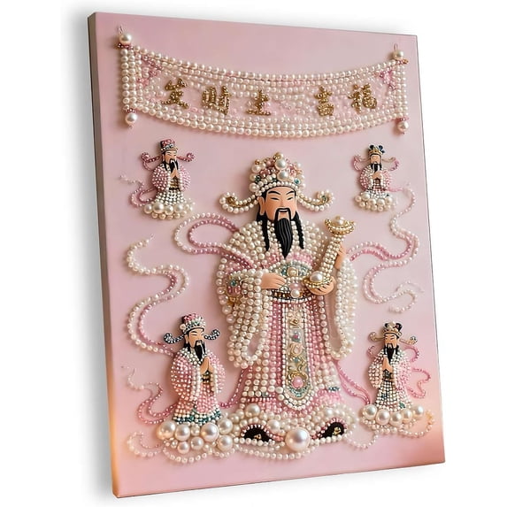 DIY Beaded Art Kit - Castle Pearl Painting, DIY 3D Pearl Painting Kit ...