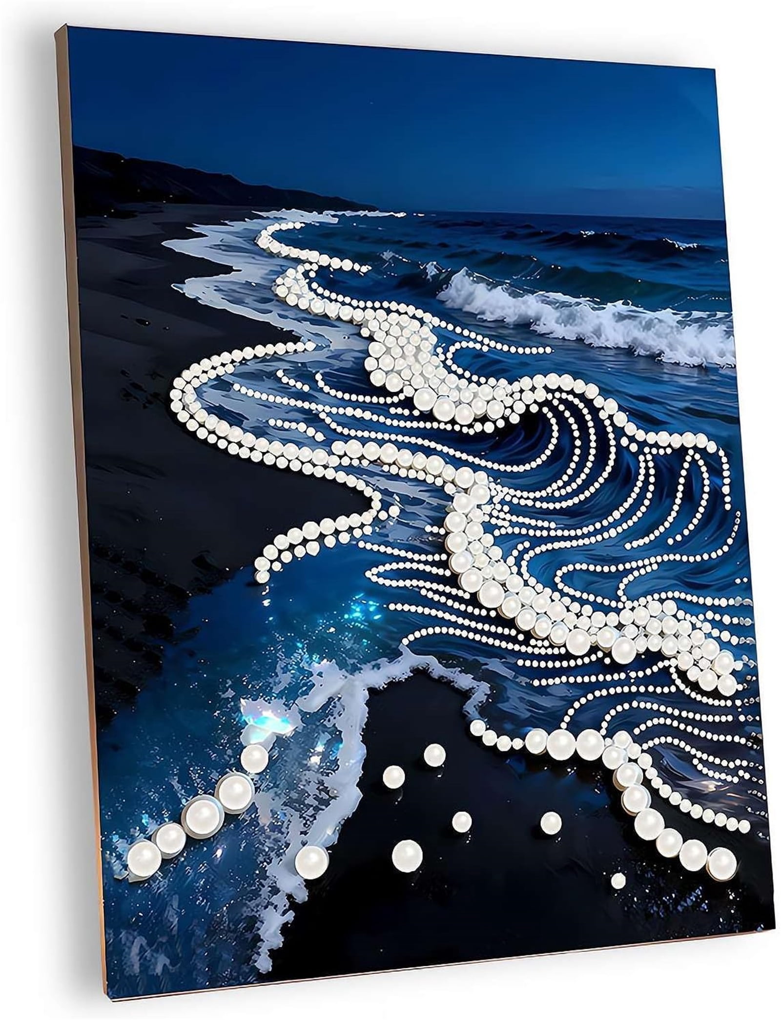 DIY Beaded Art Kit - Castle Pearl Painting, DIY 3D Pearl Painting Kit ...