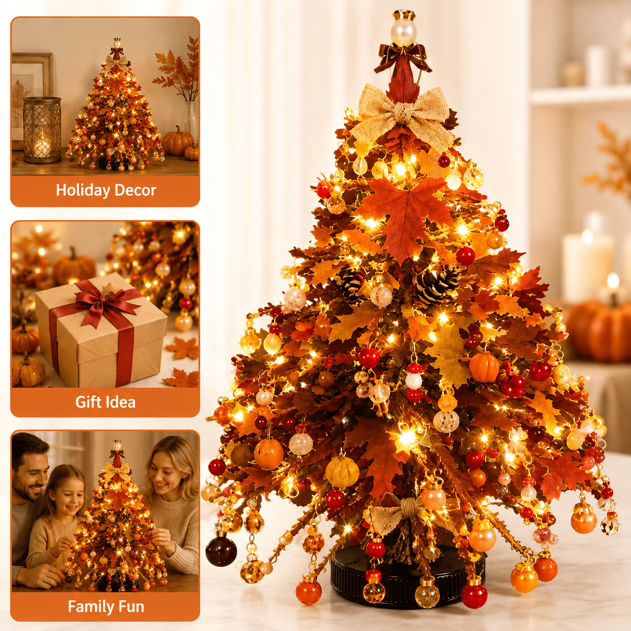 DIY Beaded Christmas Tree Craft Kit for Adults, 3D Beaded Kit ...