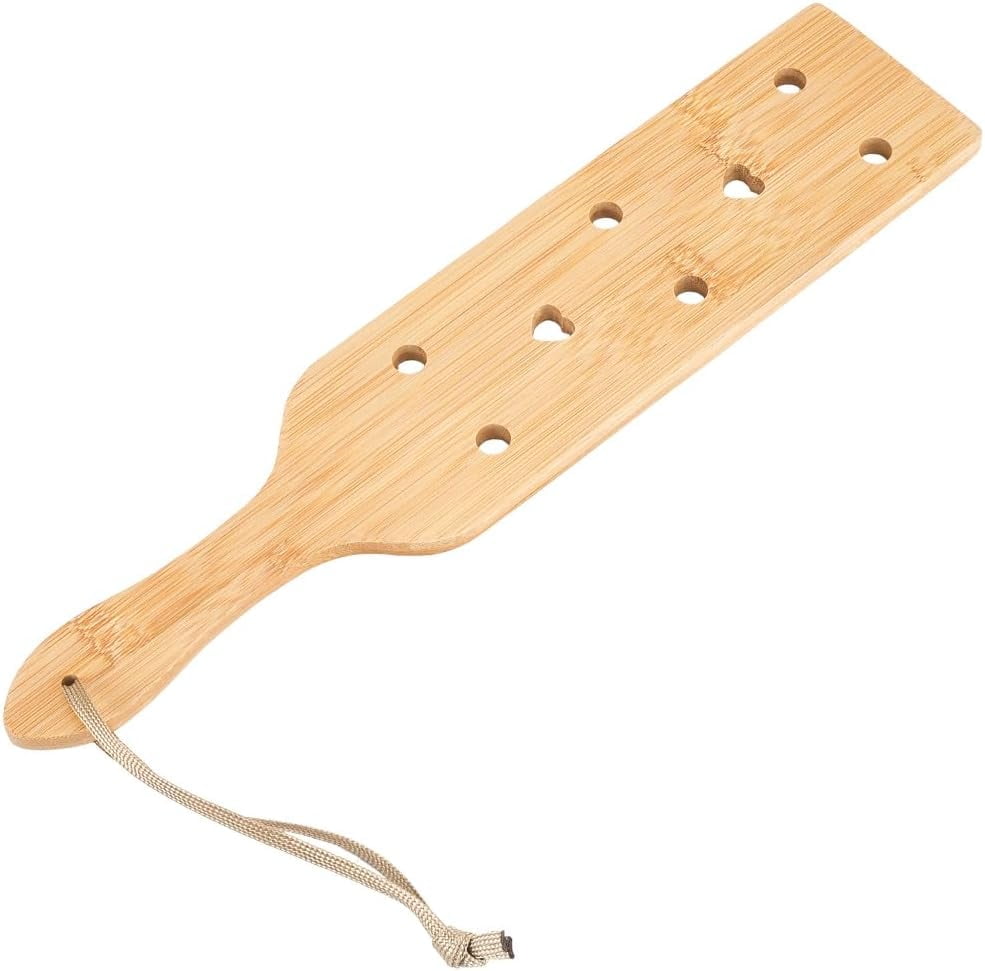 DIY Beech Wood Paddle with Heart Airflow Holes Lightweight Bamboo Greek ...