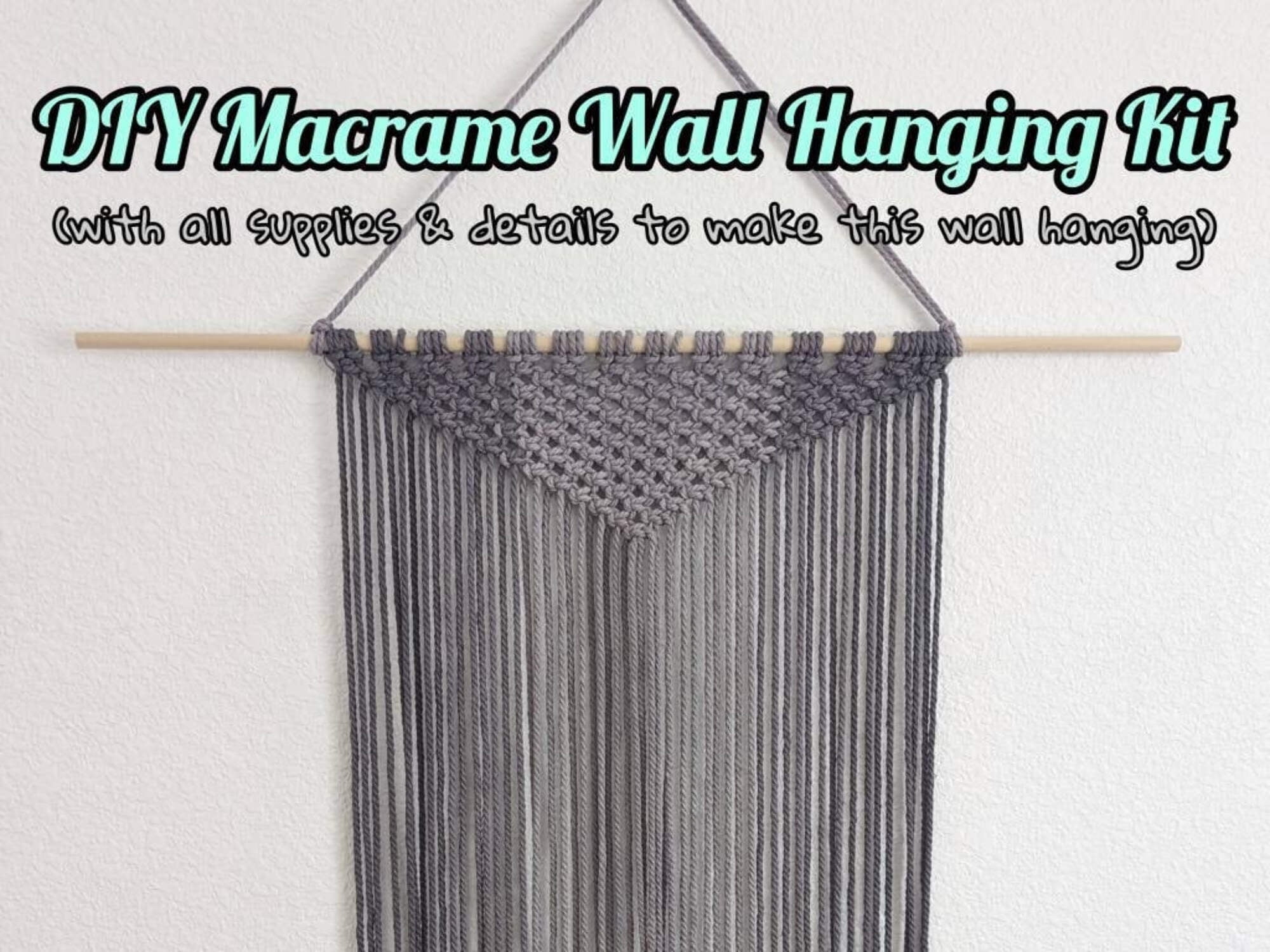 DIY Beginners Macrame Kit Step-by-Step guide - Walmart.com