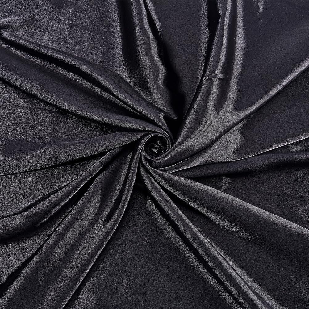 DIY Black Satin Photography Background Silk Glossy Fabric Cloth ...
