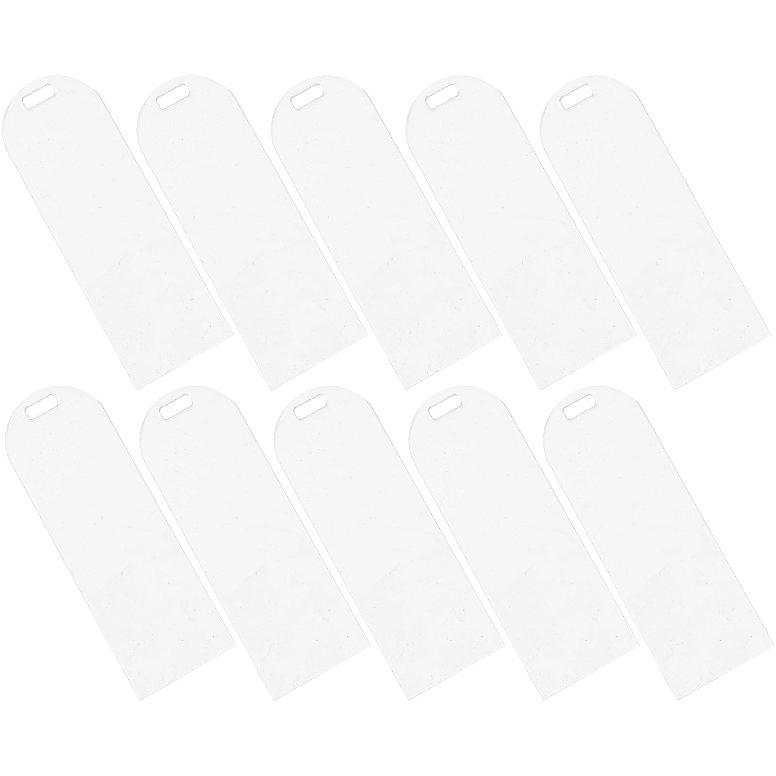 DIY Blank Bookmark 10 Pcs Students Reading Bookmarks Rectangular Labels ...