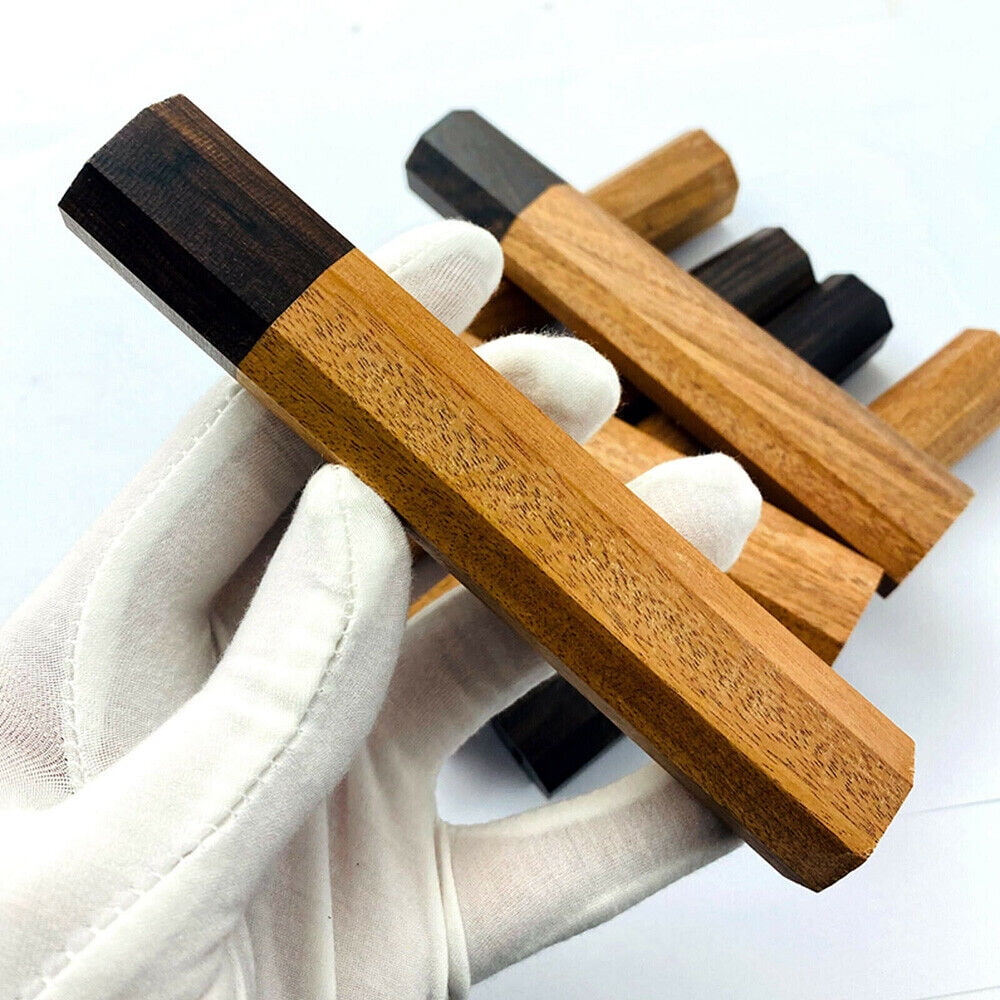 DIY Blank Japanese Kitchen Knives Chef Knife Replacement Octagonal ...