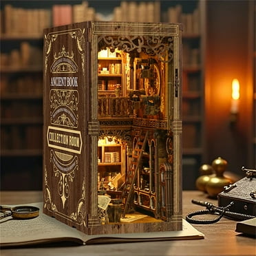Book Nook Kit Magic House, DIY 3D Puzzles for Adults,Wooden Puzzle ...