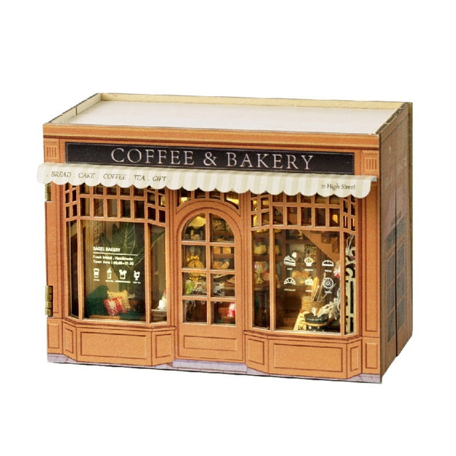 DIY Book Nook Kit with 3D Puzzle Model Building Wooden Bookshelf ...