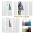 Kabuer Bookmarks Silicone Resin Mold for Crafting, Rectangle Resin Mold ...