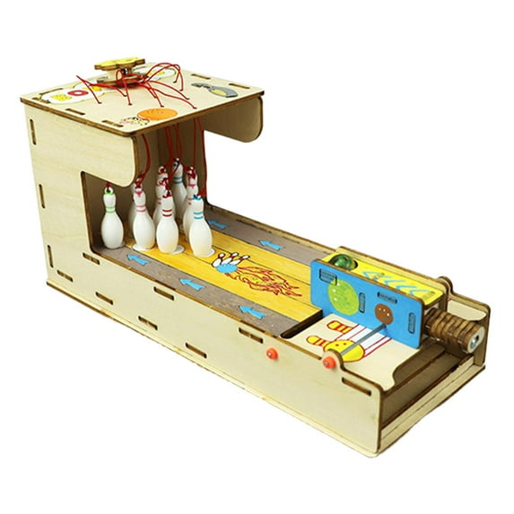 DIY Bowling Kit Physics Science Toys Handcraft Materials Pack Sturdy ...