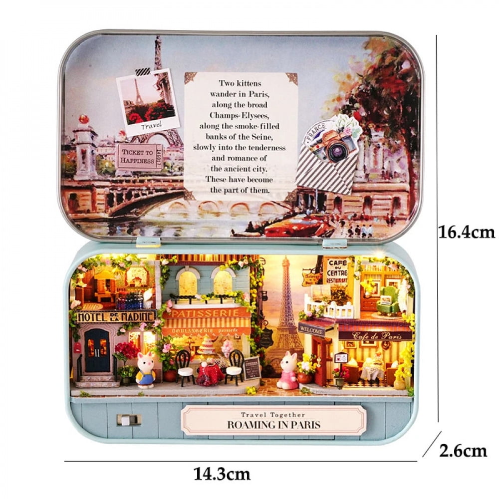 DIY Box Theatre Miniature Box Cute Doll Houses 3D Puzzle Assembly ...