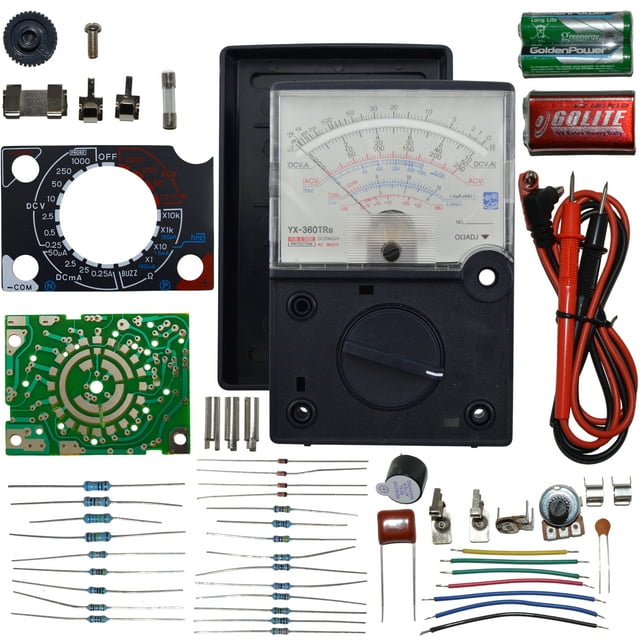 DIY Build Your Own Analog Multimeter, Advanced Skill Level Soldering ...