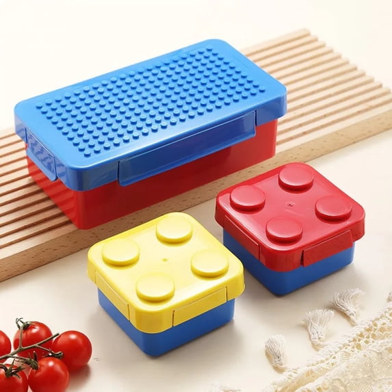 DIY Building Block Lunch Box Modular Building Blocks For Student ...