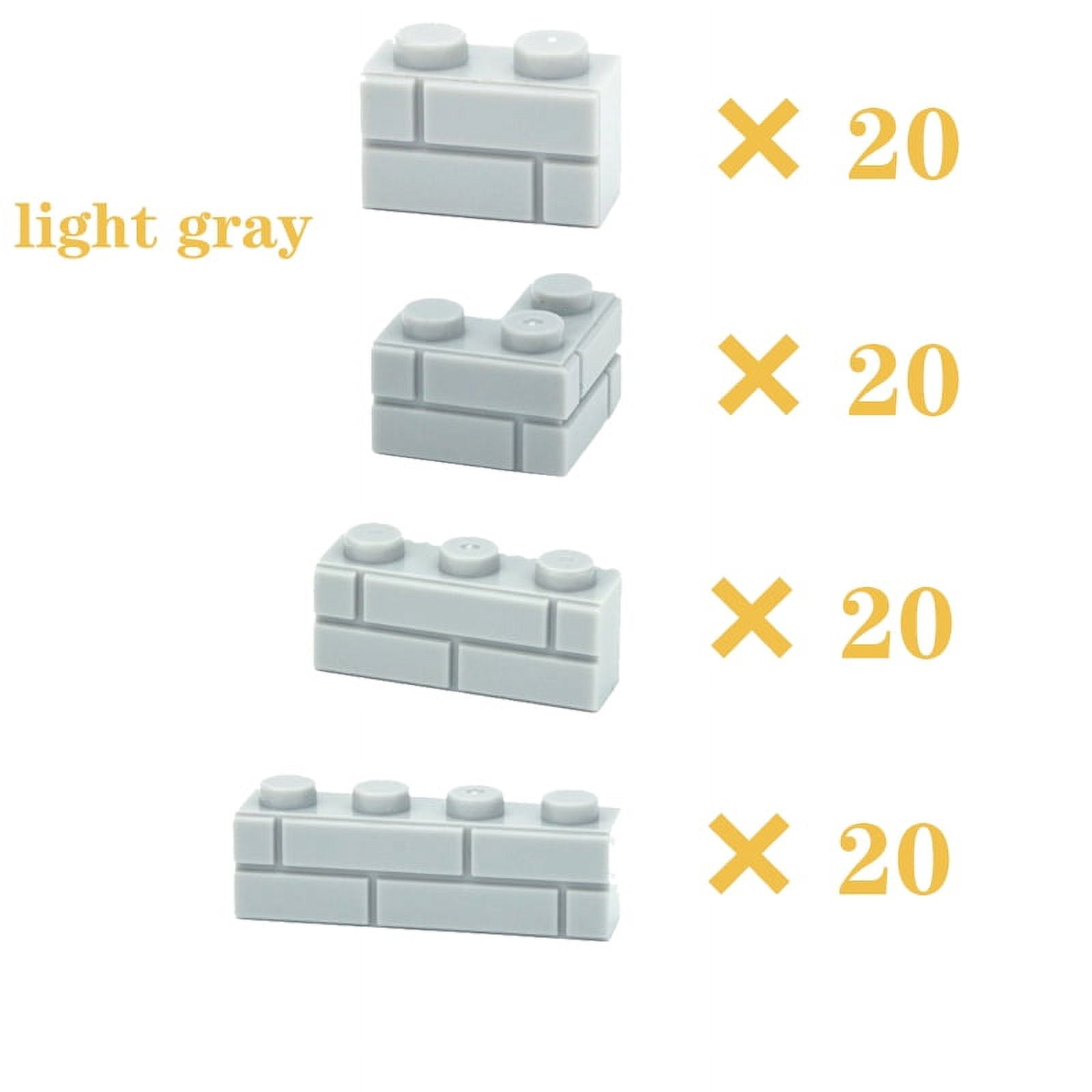 DIY Building Blocks Figures City MOC Thick Wall Bricks Educational ...