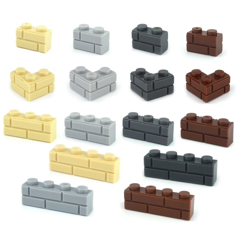 DIY Building Blocks Wall Figures Bricks 1x2 1x3 1x4 L Dots Educational ...