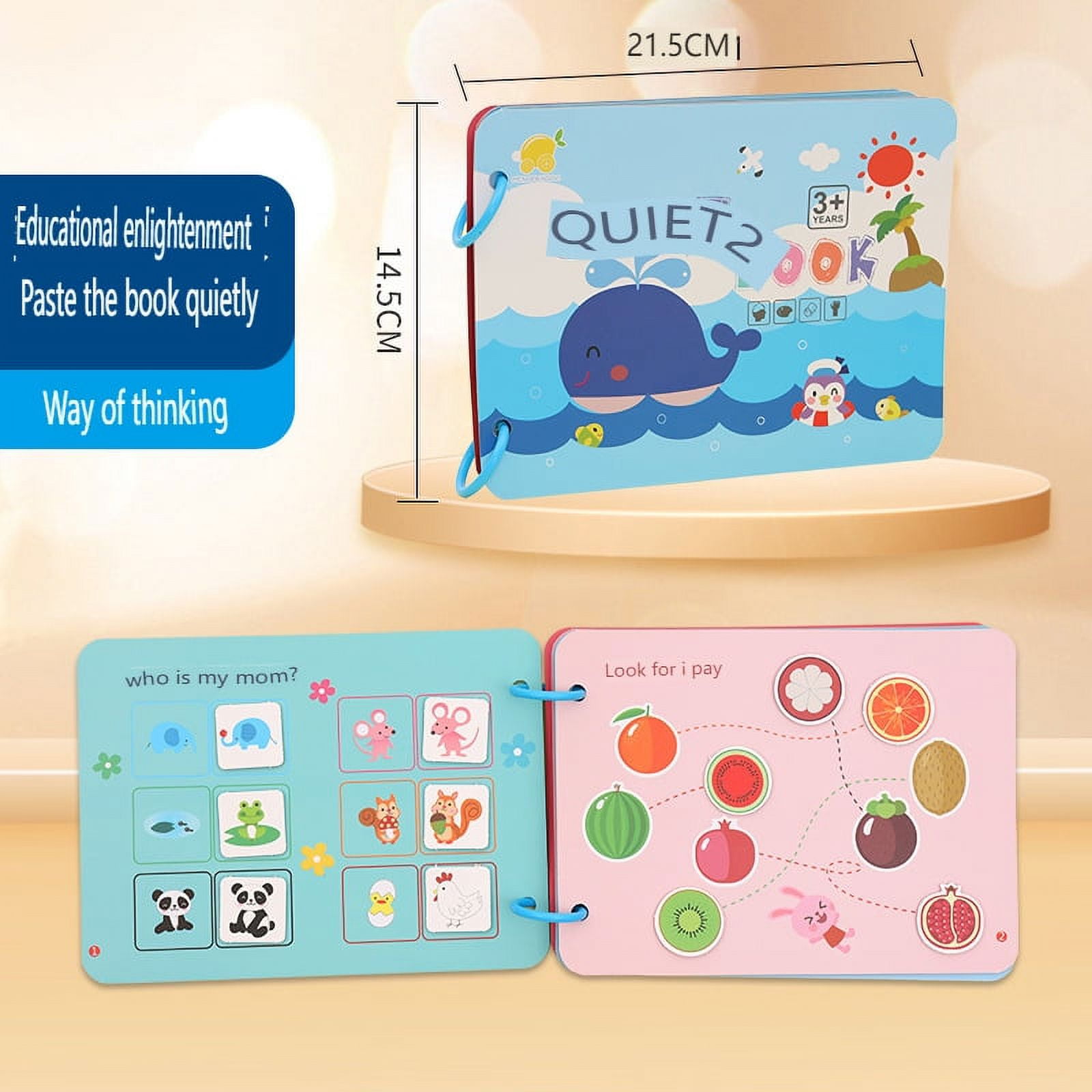 DIY Busy Book for Toddlers, Montessori Busy Book for Kids to Develop ...