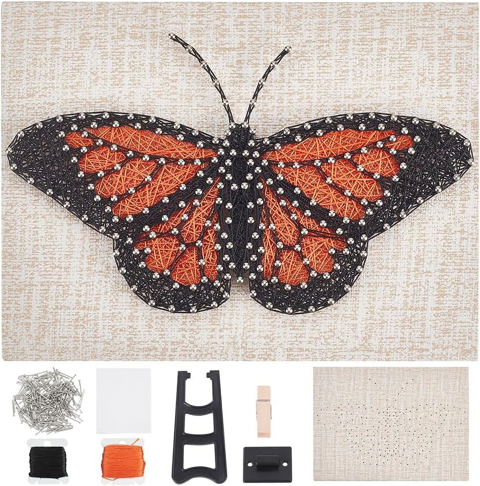DIY Butterfly String Art Kit Beginner 3D Animal String Art Crafts Kit ...