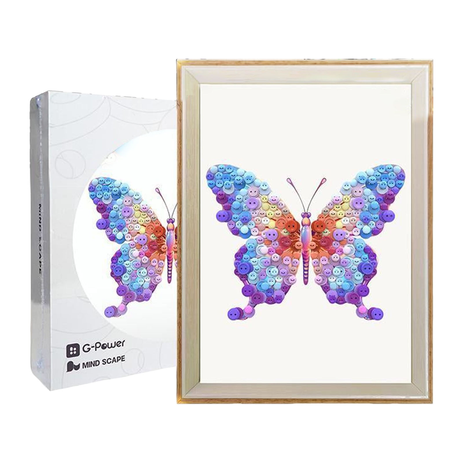 DIY Button Art Painting Kit for Kids Educational Learning Craft ...