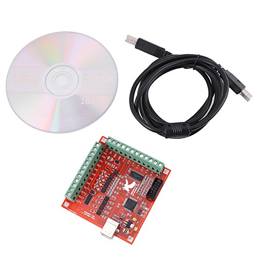 DIY CNC Controller Card, USB 4-Axis Linkage Stepper Motor Motion ...