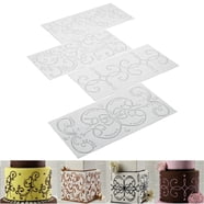 BUZIFU Fondant Impression Mat 8 Piece Embossed Icing Moulds Kits,8 ...