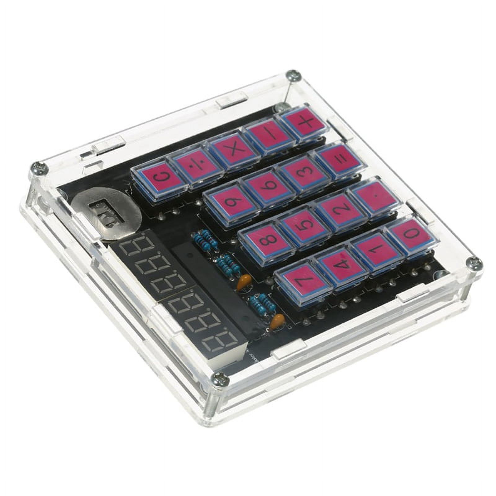 DIY Calculator Kit Digital Tube Calculator with Transparent Case ...