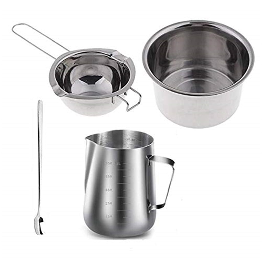 DIY Candle Making Tool Kit Wax Melting Pot Pitcher & Mixing Spoon DIY ...