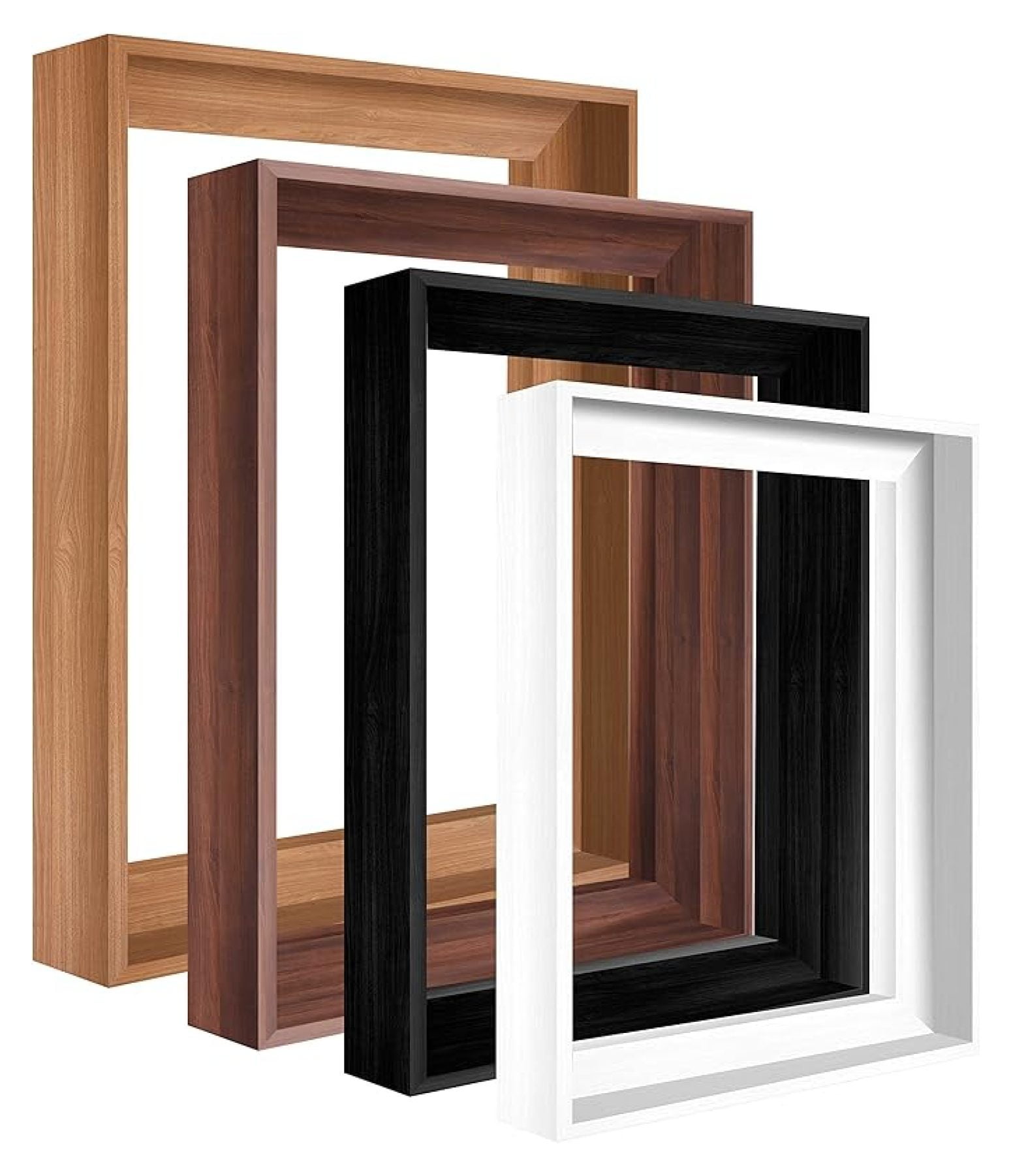 DIY Canvas Floater Frames, 1.25" Deep, Black 10x10 inches - Walmart.com