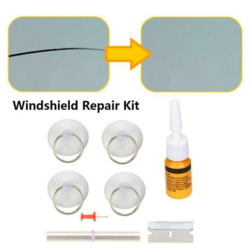 DIY Car Glass Repair Tool for Window Cracks & Damages Windshield ...