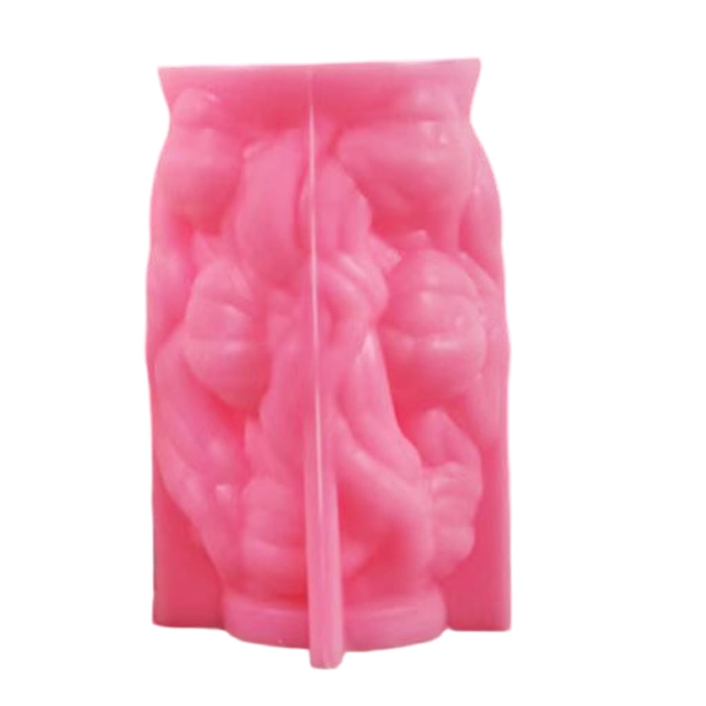 DIY Castings Moulds Delicate Candle Mould Silicone Craft Pendants 3D ...