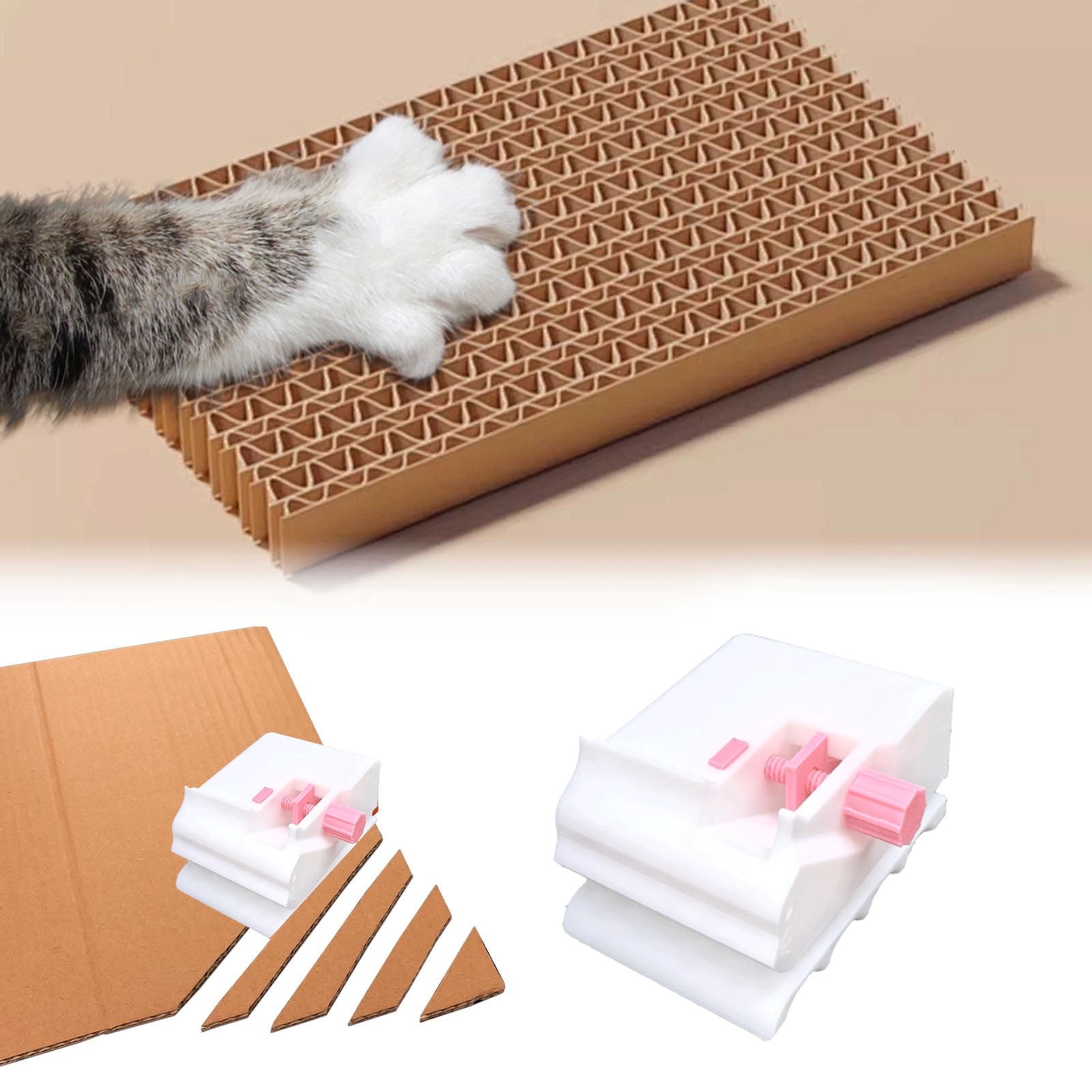 DIY Cat Scratcher Cutter Tool Cardboard Slicer for Making Scratching ...