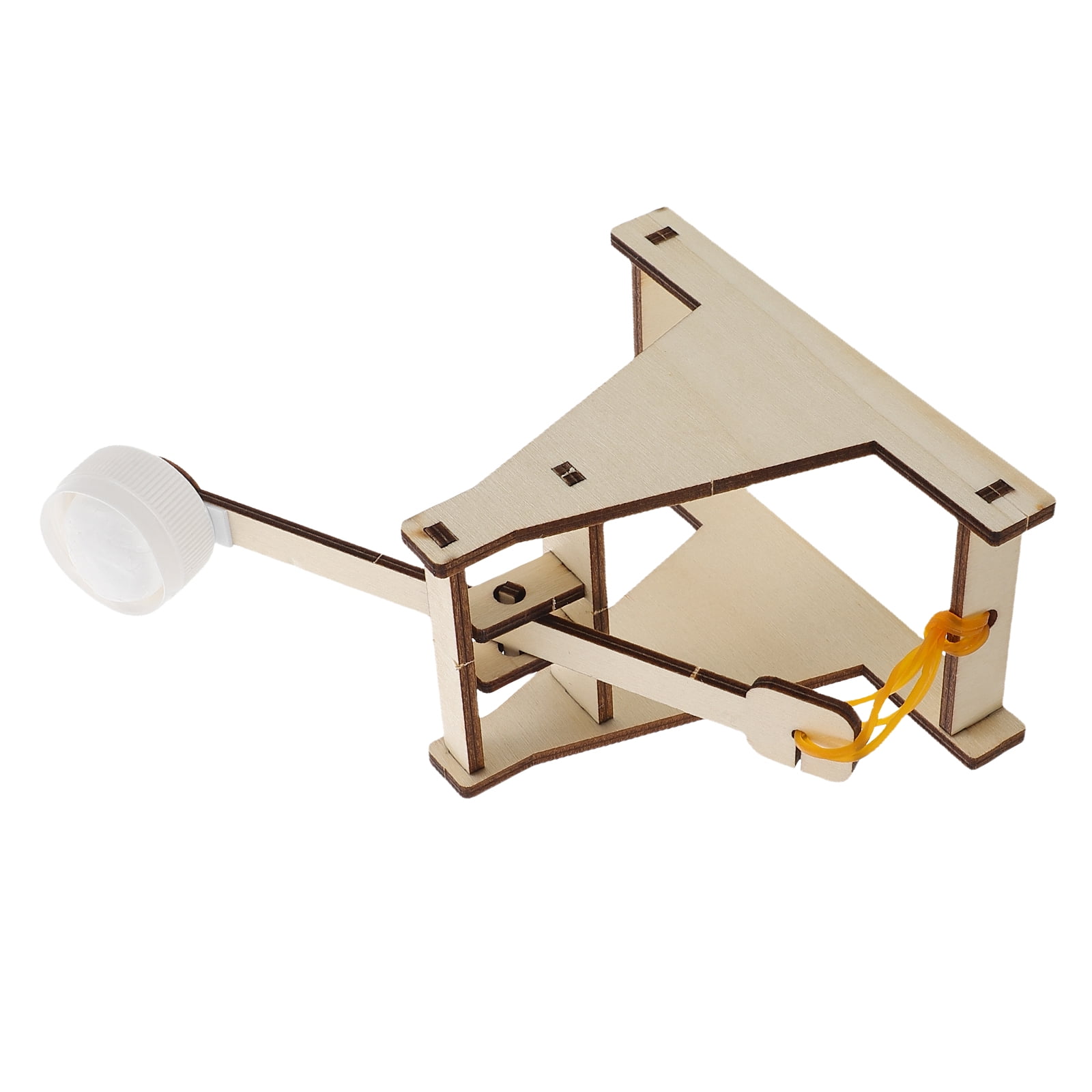 WHAMVOX Wood Catapult Kit for Kids STEM Project DIY Craft Khaki Color ...