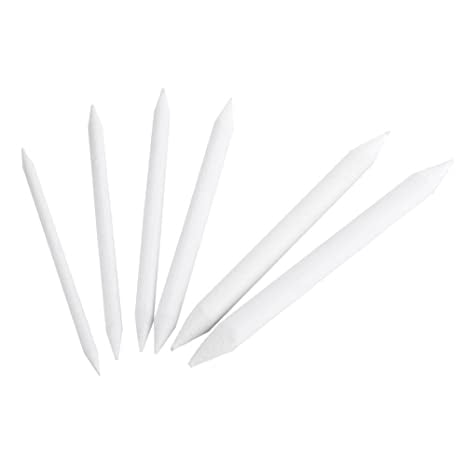 DIY Charcoal, Art Blenders Stump Smudge Tortillion Stick Drawing Tools ...
