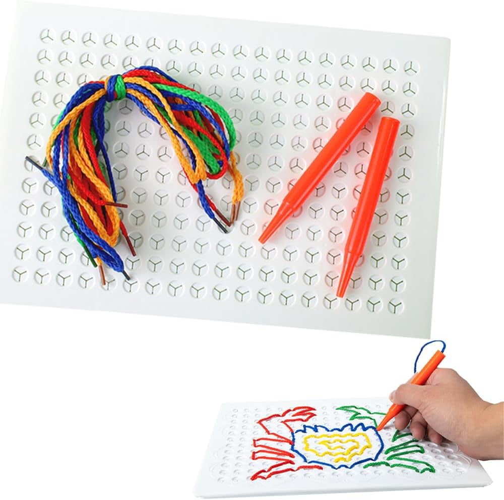DIY Children's Threading Board, DIY Magic Threading Board for Kids ...