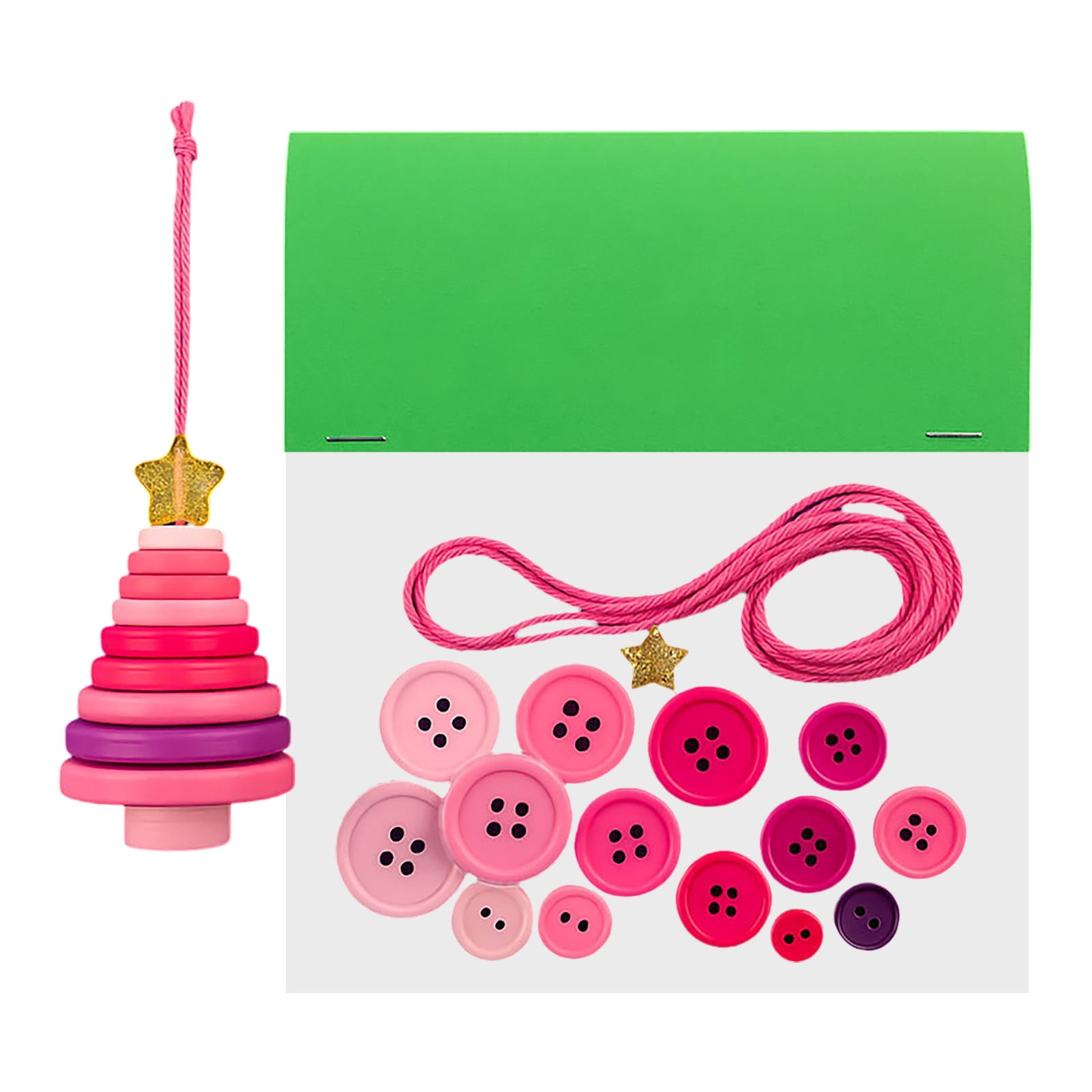DIY Christmas Button Ornament Making – Holiday Craft Project for All ...