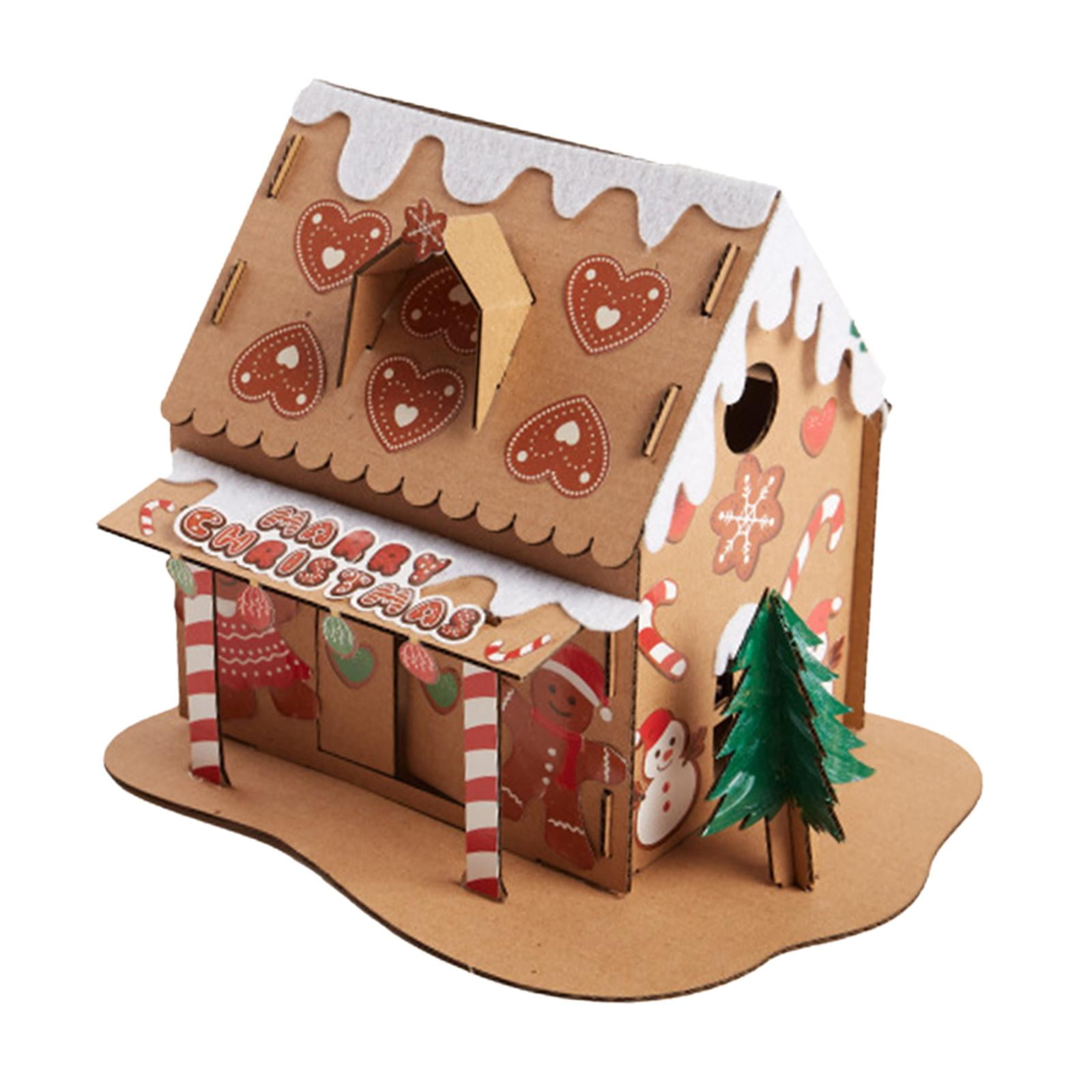 DIY Christmas Houses Christmas Party Game Room Table Decor Play Fun ...