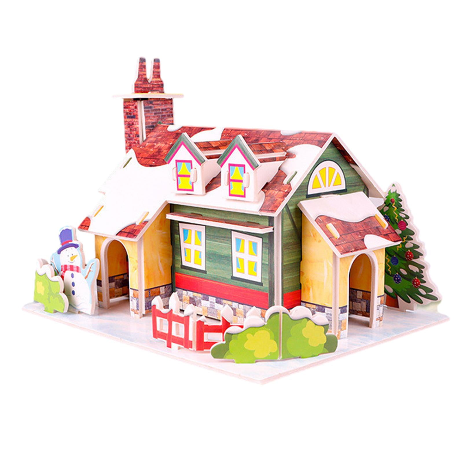 DIY Christmas Houses Handmade Christmas Craft Houses Kits for Adults ...