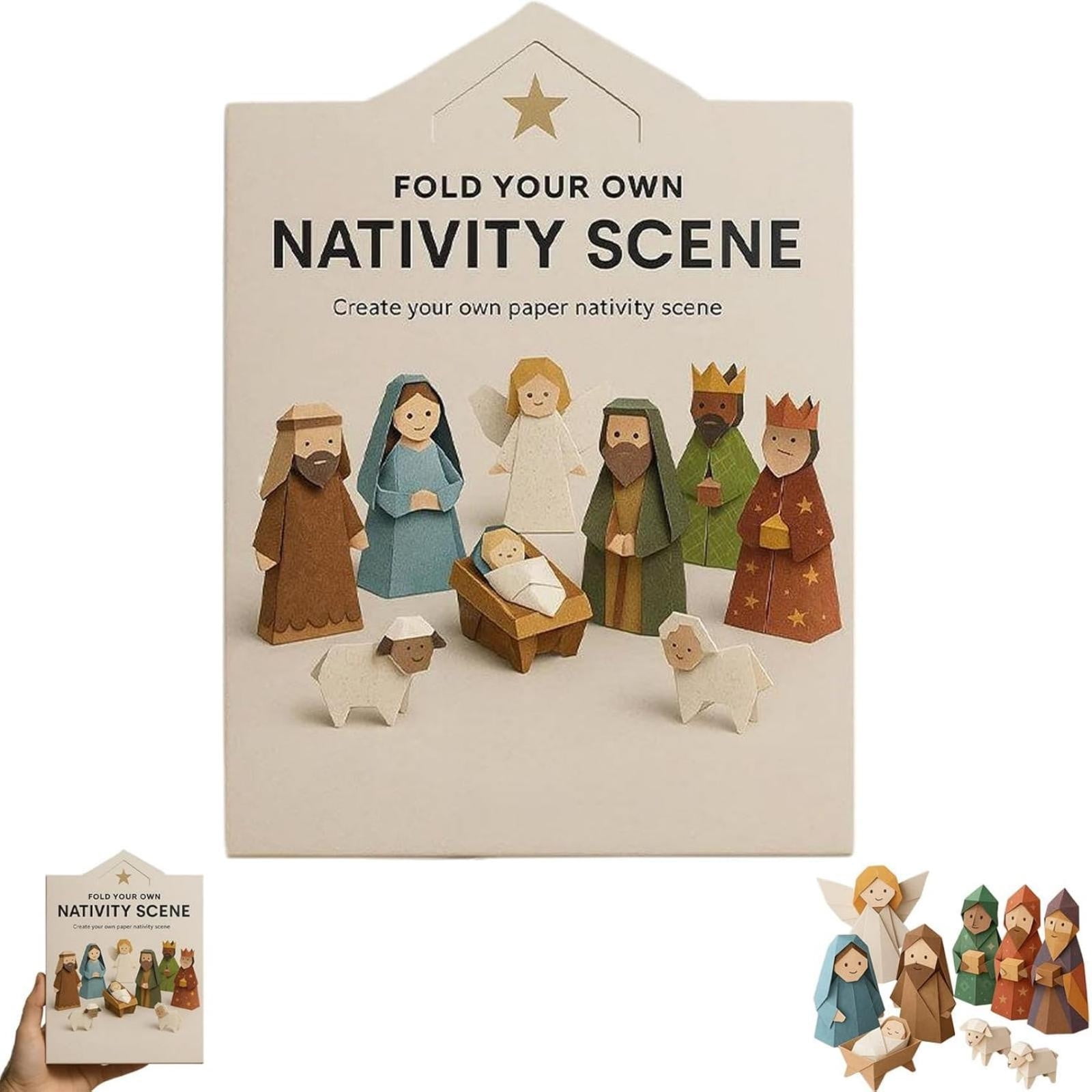DIY Paper Scene Craft Kit with Holy Family for Beginners - Ideal ...