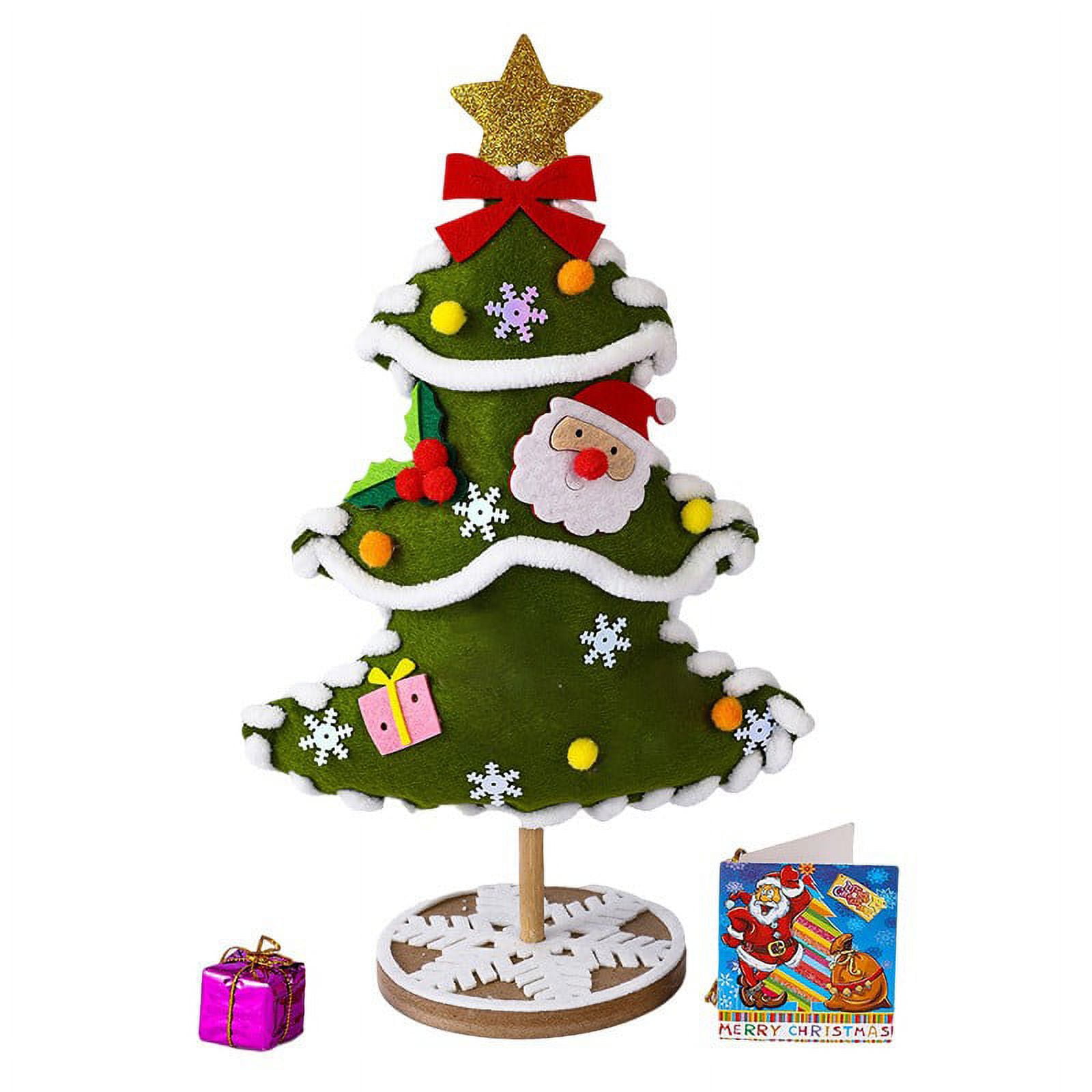DIY Christmas Tree Handmade Craft Toys For Kids Creative Xmas Tree ...