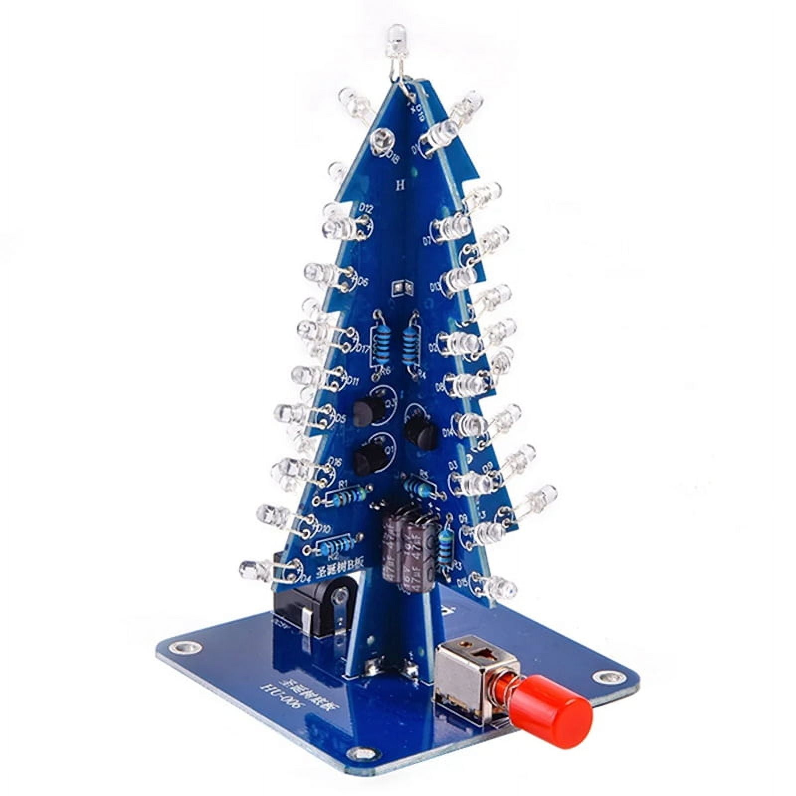 DIY Christmas Tree Kits Colorful RGB LED Electronic Science Assemble ...