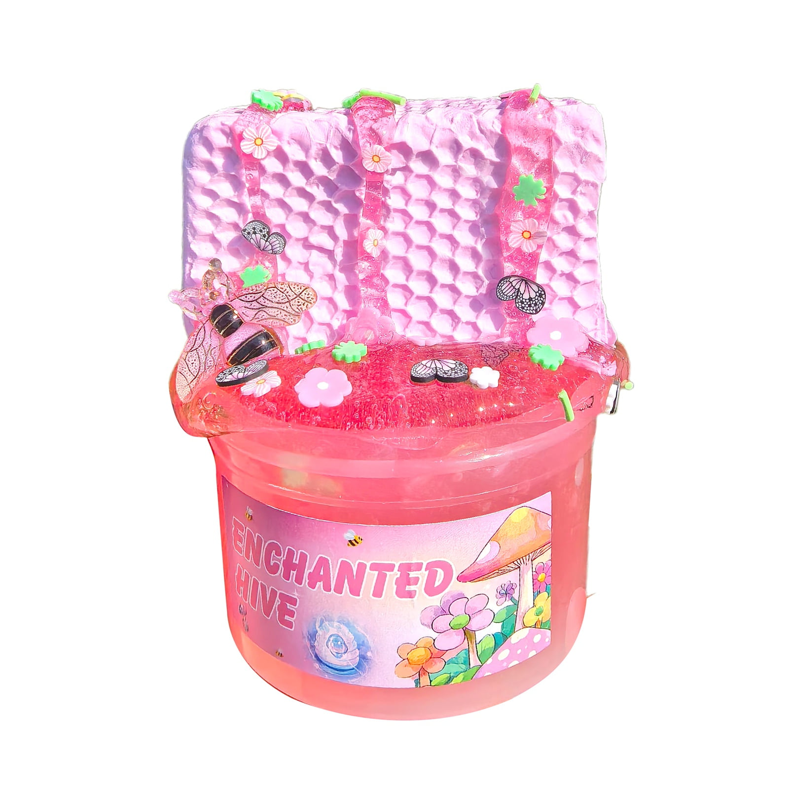 DIY Clay Honey themed slime(7oz) - Jelly Textured Slime - Handmade ...