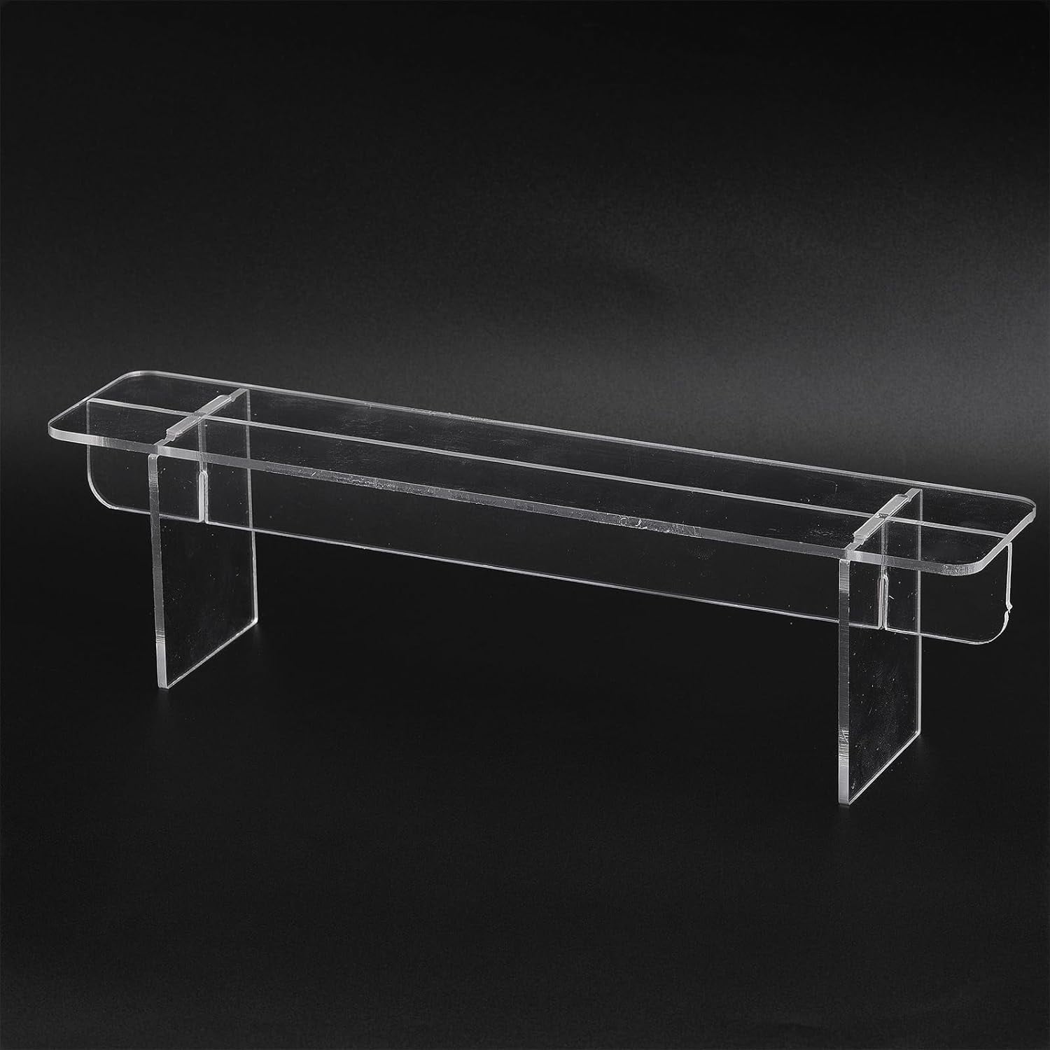 DIY Clear Acrylic Riser Pop Figure stand Transparent 1-Tier Acrylic ...