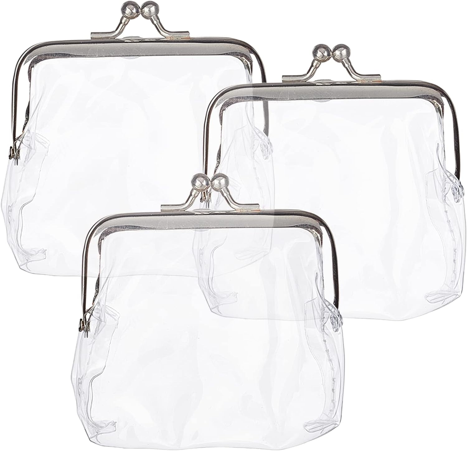 DIY Clear Purses Transparent Change Purses Waterproof PVC Jelly Wallets ...