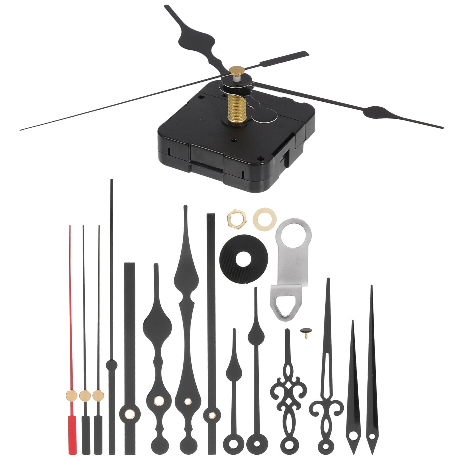 ifundom High Precision Silent Sweep Clock Mechanism Kit Black - Walmart.com