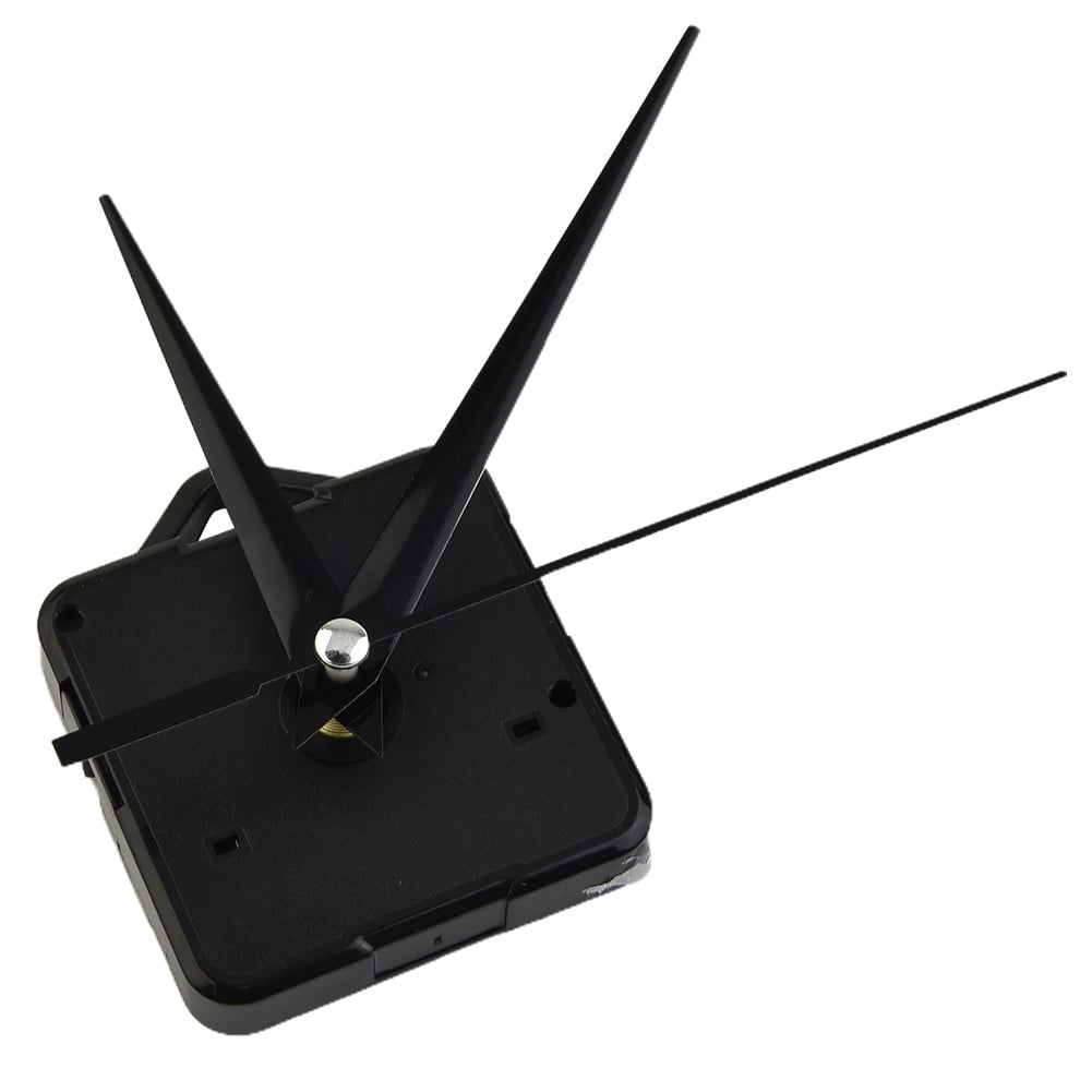 DIY Clock Mechanism Parts Classic Hanging Black Quartz Watch Wall Clock ...