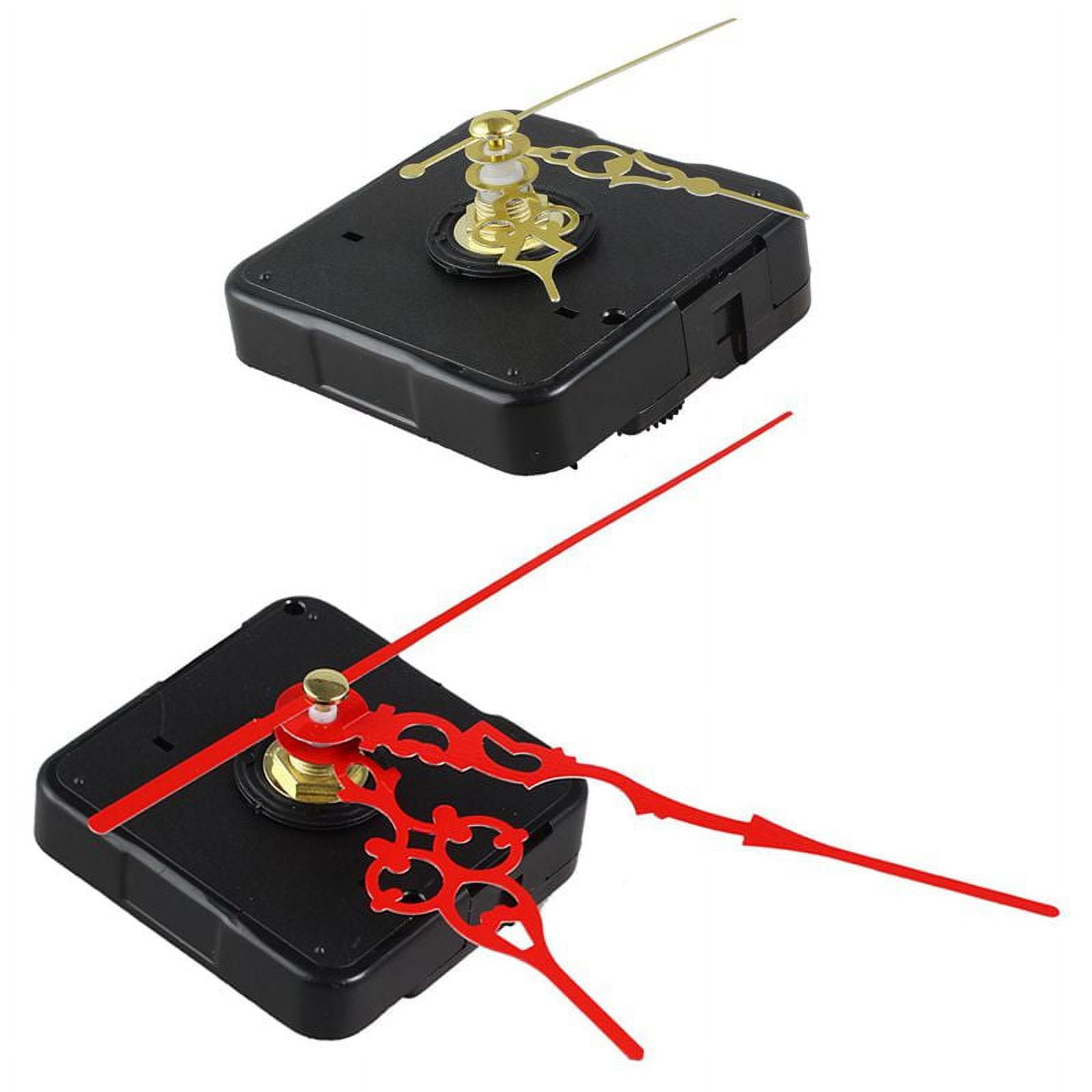 DIY Clock Metal Texture Wall Clock Retro Wall Clock & Quartz Black Wall ...